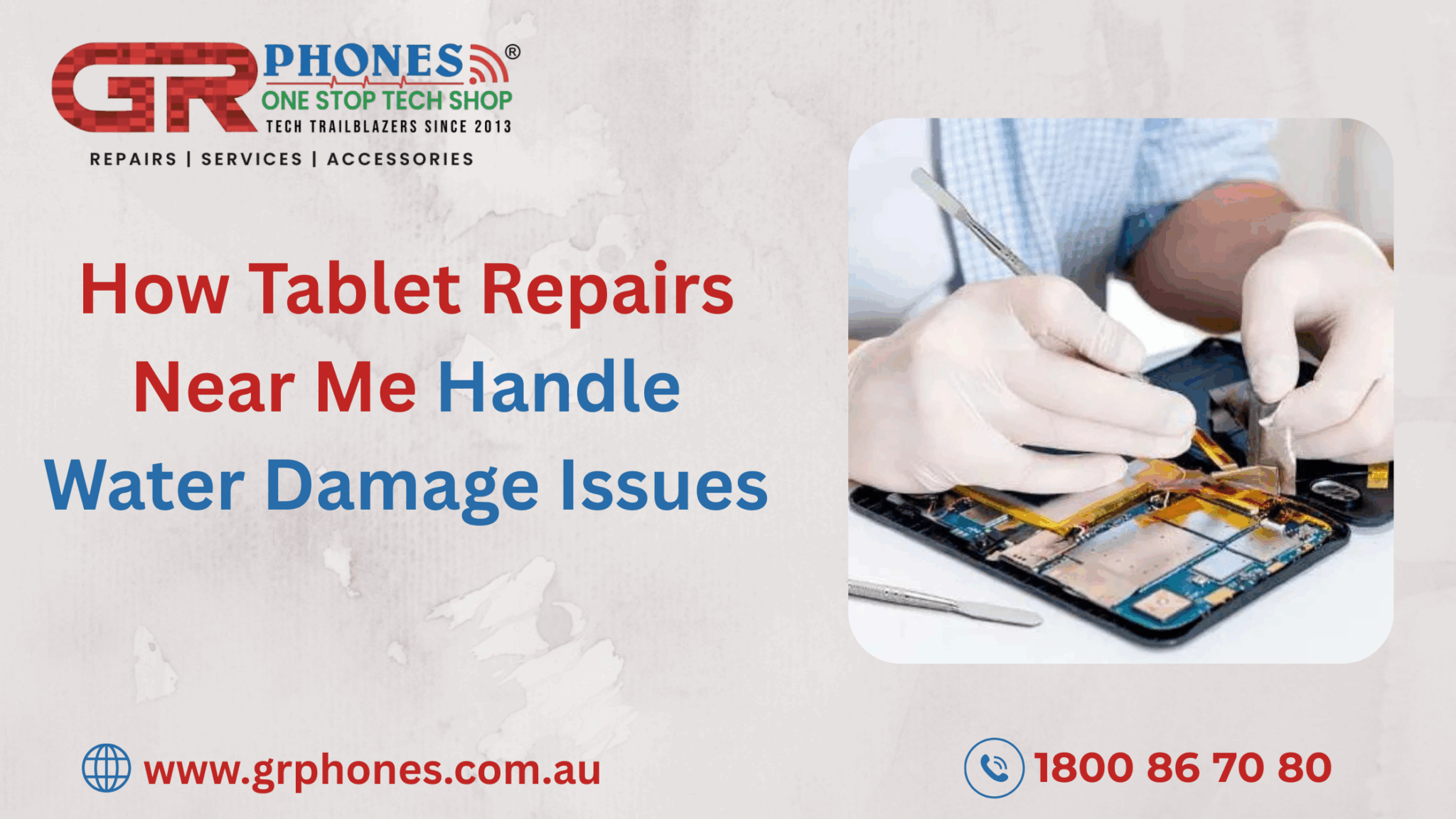 How Tablet Repairs Near Me Handle Water Damage Issues